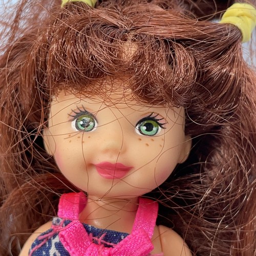 Chelsie Barbie Li'l Friends of Kelly Auburn Hair Green Eyes Freckles ...