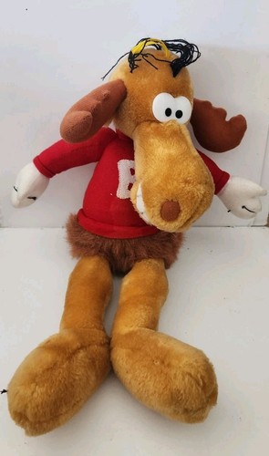 The Moose Rocky Bullwinkle Plush Toy Stuffed Animal TV Cartoon 16” | eBay