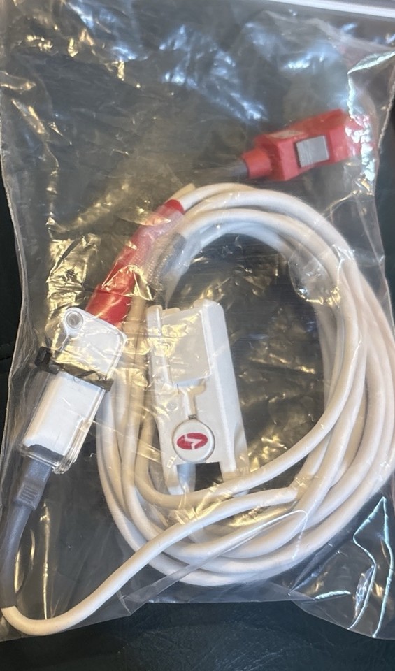 Authentic Masimo 1863 LNCS DCI SpO2 Reusable Finger Sensor 10ft 2056 ...