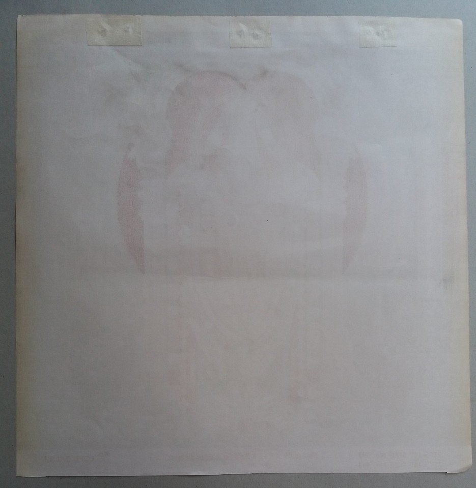 VINTAGE MYTHOLOGICAL HINDU GOD OLD PRINT LORD BALAJI 15X15 INCH B-767 ...