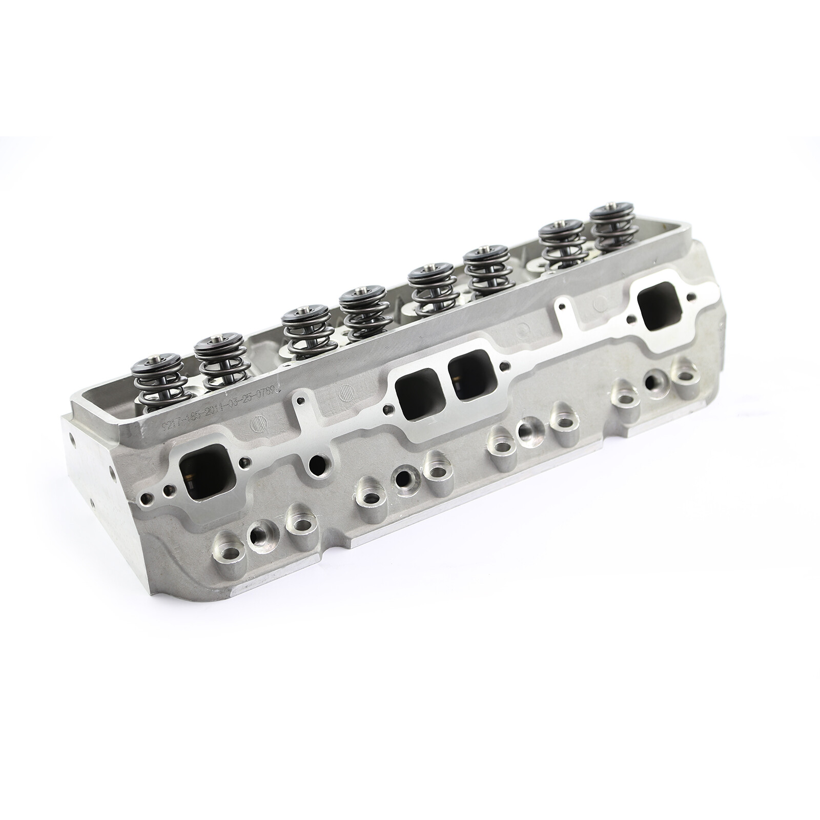 SBC Chevy 350 Complete Angle Aluminum Cylinder Heads 190cc 64 Studs ...