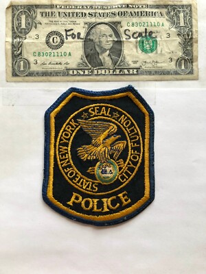 Old Fulton New York Police Patch pre-sewn great condition | eBay