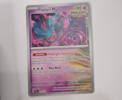 Pokemon Flutter Mane Non-Holo New Temporal Forces CARD IN HAND Pack ...