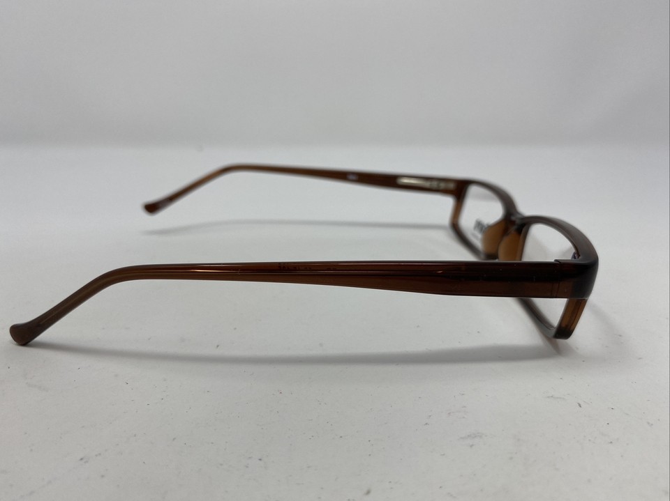 Tempo CTP 9004 BR 52-15-135 Brown Plastic Full Rim Eyeglasses Frame ...