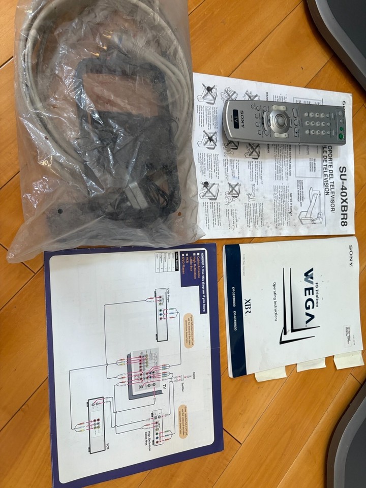 Sony FD Trinitron WEGA KV-40XBR700 40" 1080p HD CRT Television ...