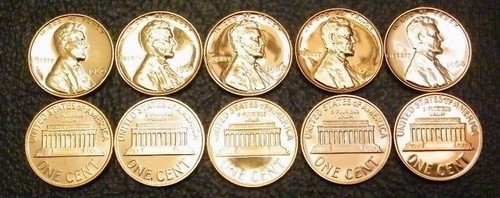 1960 1961 1962 1963 1964 Proof Lincoln Memorial Gem Pennies | eBay