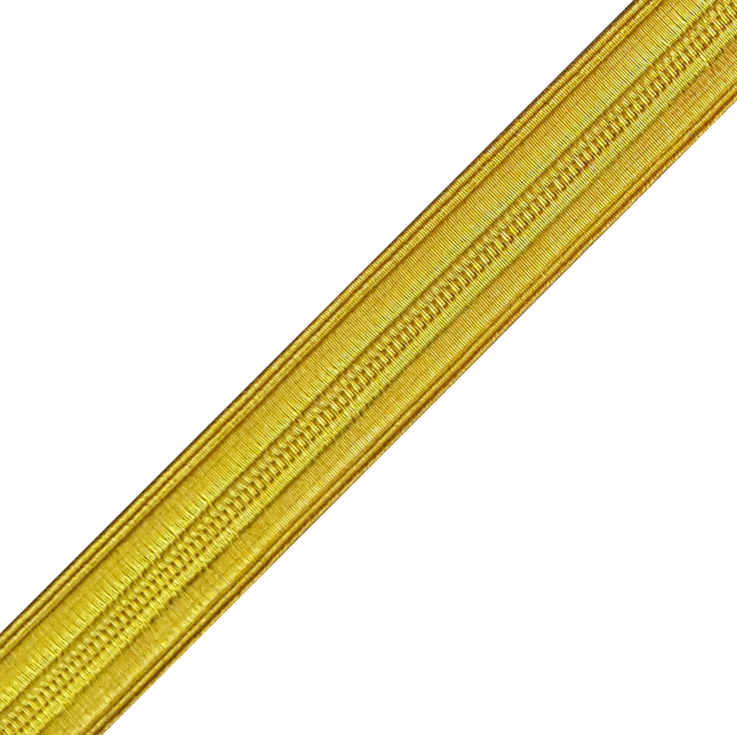 Gold Yellow Uniform Trouser Braid