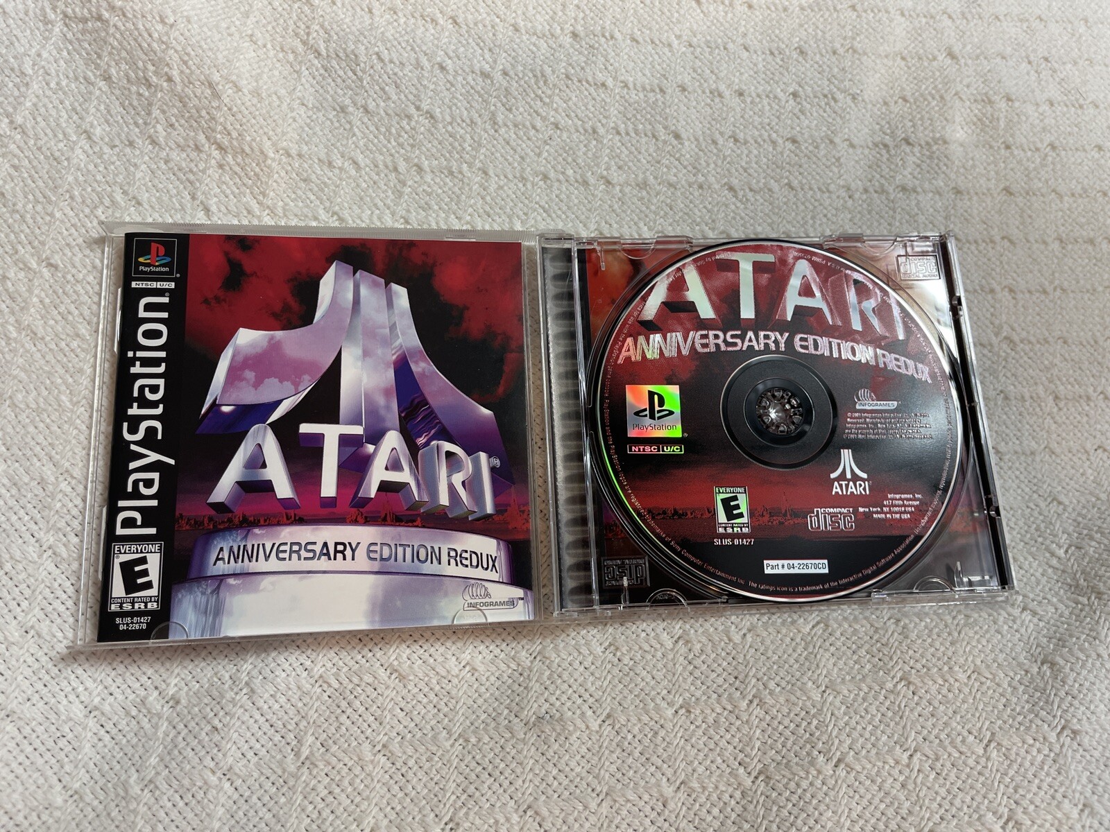 Atari Anniversary Edition Redux (Sony PlayStation 1, 2001) Complete ...