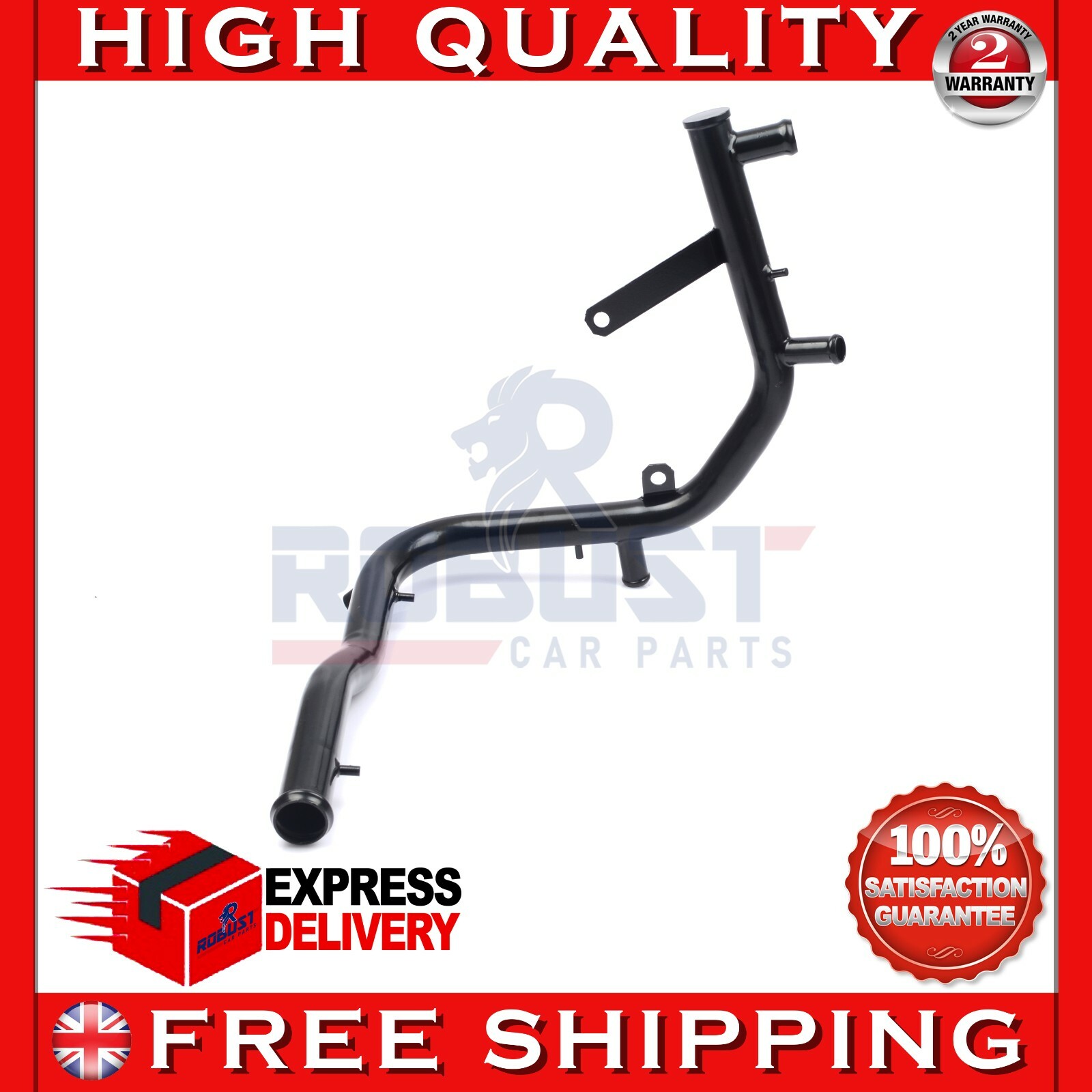 FOR VOLKSWAGEN TRANSPORTER T4 1.9 D ABL METAL WATER COOLANT PIPE TUBE ...