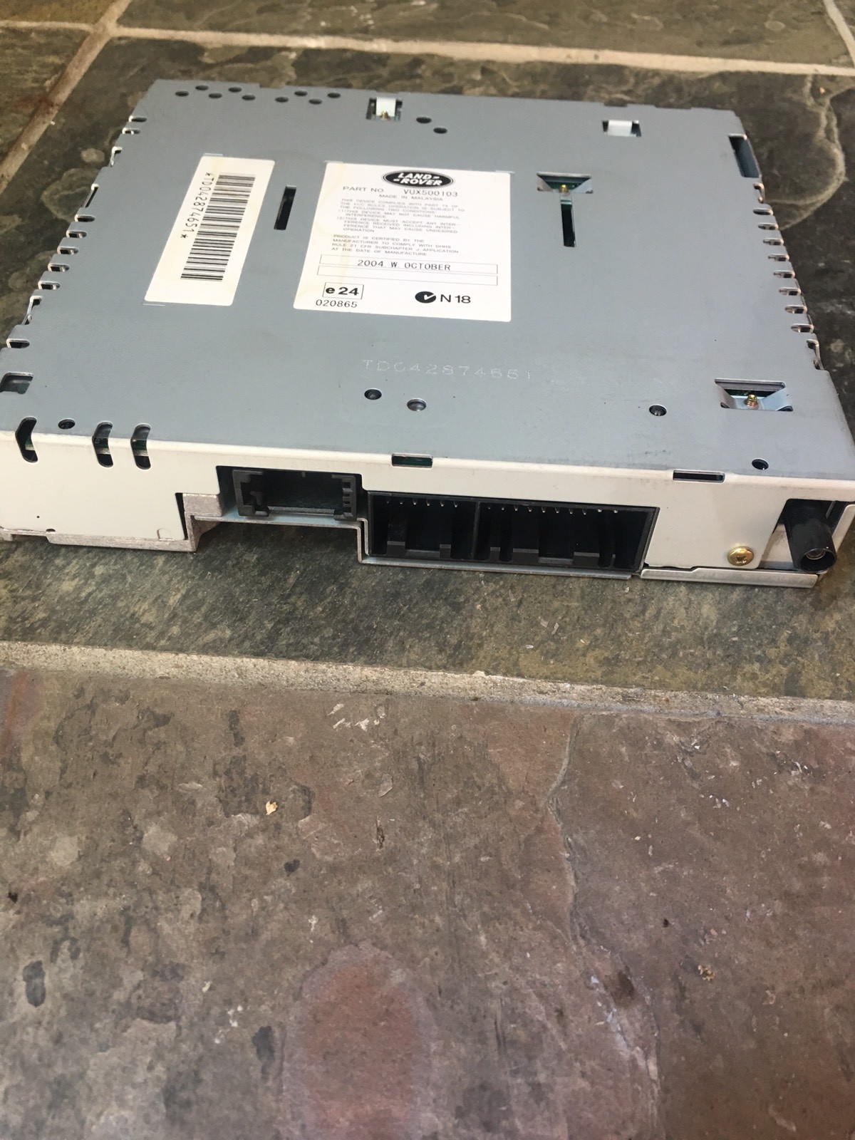 05-09 Land Rover Range Rover L322 Gateway Module Entertainment ...