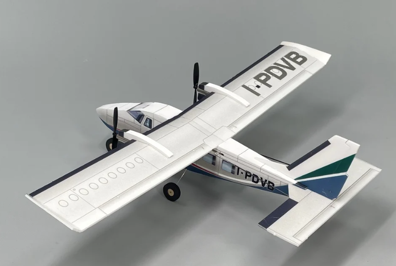 Micro p-68 Twin Engine Micro RC airplane Kit 360mm Includes Motors and ...