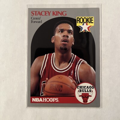 1990-91 NBA Hoops #66 STACEY KING Chicago Bulls RC Rookie | eBay