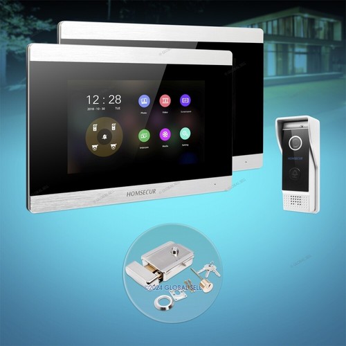 HOMSECUR 7" Hands- Video Door Entry Phone Call System Support Digital ...