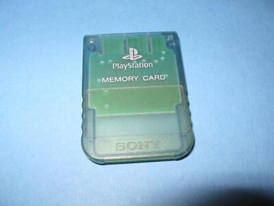 Black Sony Playstation 1 PS2 Original OEM MagicGate Memory Card ...