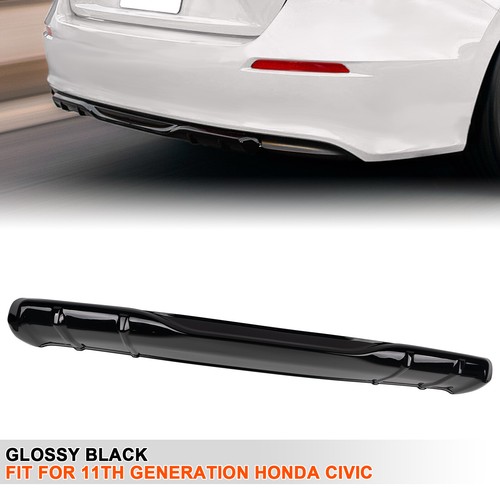 Rear Bumper Diffuser For 2022-2025 Honda Civic HPD Style Rear Spoiler ...