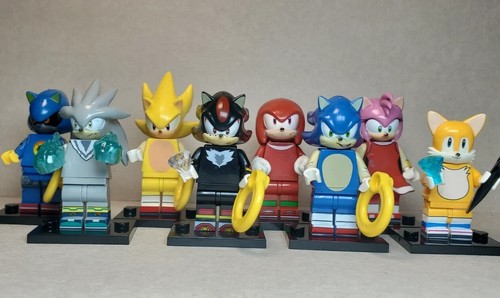 Custom Lego Sonic the Hedgehog Minifigures 8 Pack | eBay
