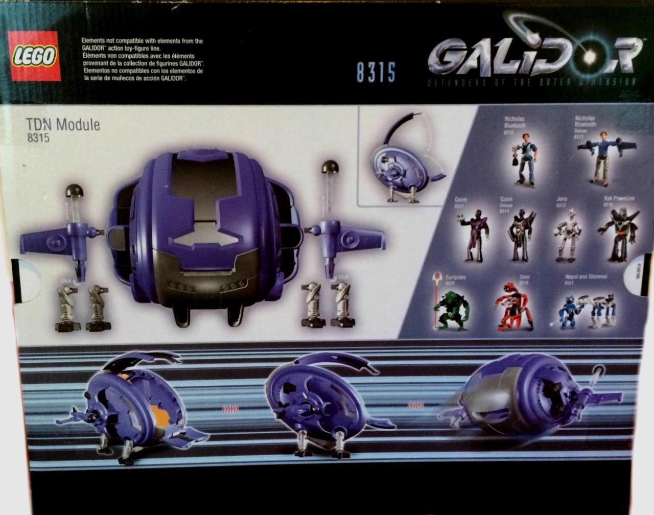 LEGO Galidor TDN Module Defenders of the Outer Dimension NEW Factory ...