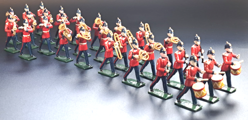 Hand Painted 54mm Model Diecast Figures - Lifeguard Band x 29 Pieces ...