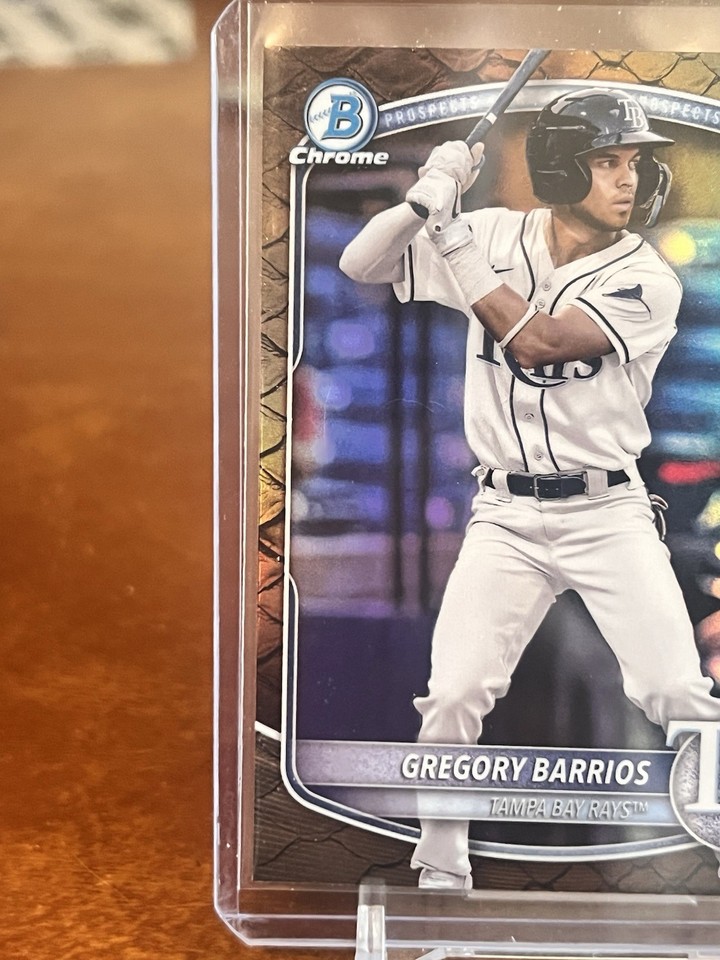 2025 Bowman - Chrome Prospects Gregory Barrios #BCP-7 Reptilian Refractor (RC) | eBay