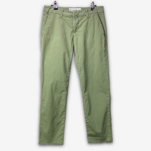 Frank & Eileen Wicklow Cotton Flex Blend Raw Hem Chino Pants Sage Green ...