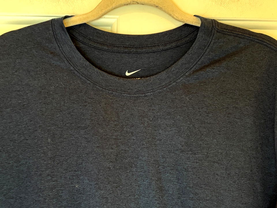 Nike Dri Fit Shirt Navy Blue Size Mens 3X 3XL Athletic Fit NEW $22 MSRP ...