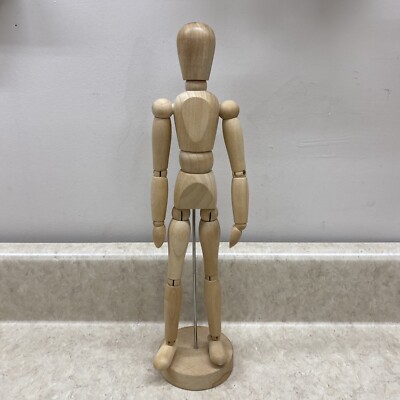 POSABLE HUMAN FIGURE Art Drawing: Mannequin: 12 1/2" Tall: Bendable ...