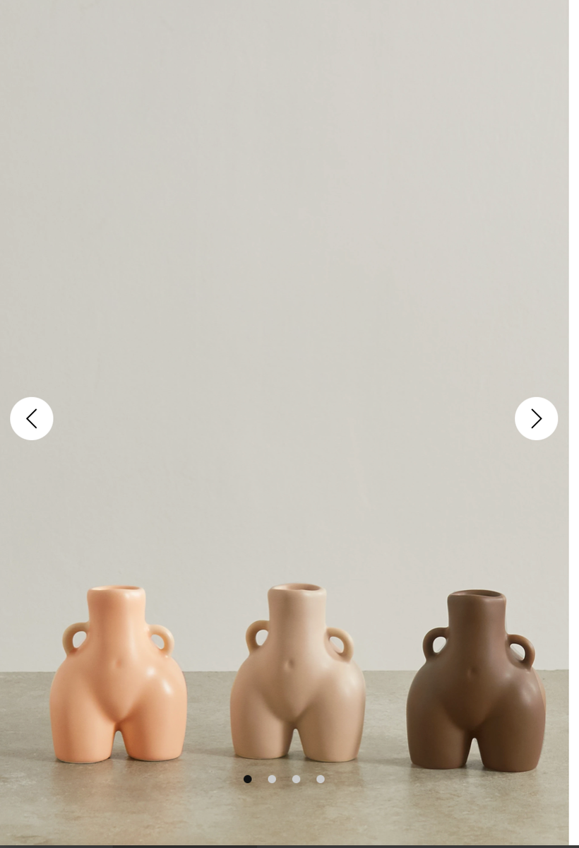 ANISSA KERMICHE Love Handles set of three mini earthenware ANISSA KERMICHE Love Handles set of three mini earthenware