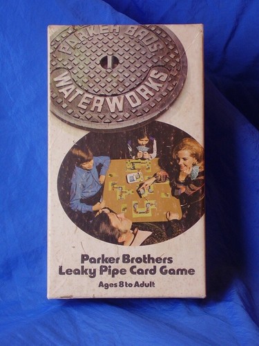 Parker Brothers Waterworks Leaky Pipe Card Game for parts or play ...