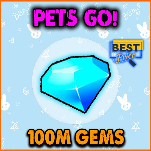 PETS GO! - ROBLOX | 100 Million Gems - 100 Million Diamonds | eBay