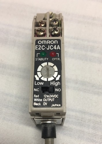 Omron E2C-JC4A Proximity Sensor Switch E2CJC4A 12-24vdc 2m 3-wire New | eBay