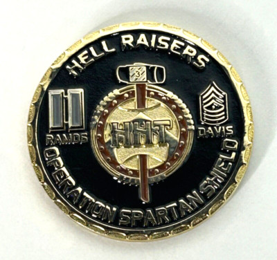 US Army Operation Spartan Shield Challenge Coin | eBay