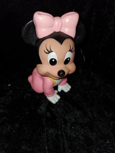 Vintage 1984 Baby Minnie Mouse Vinyl Squeaky Squeeze Mattel Arco Toys ...