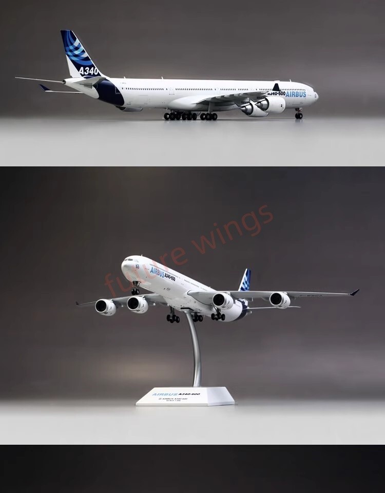 (Super Rare)1:200 JC Wings* Airbus House Color A340-600 F-WWCA Aircraft ...