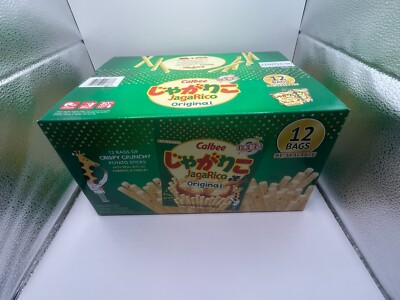 Calbee JagaRico Original Potato Snack,Made in Japan 2.12 oz ( 12 packs ...