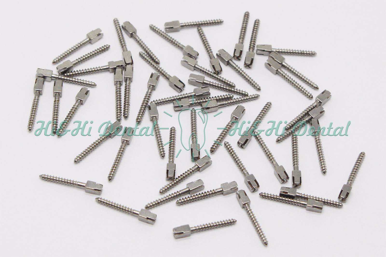 50Pcs Hi&Hi Dental #L2 Stainless Steel New Dental Screw Post for Root ...