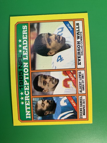 1986 Topps League Leaders Daniel / Lewis / Walls #229 | eBay