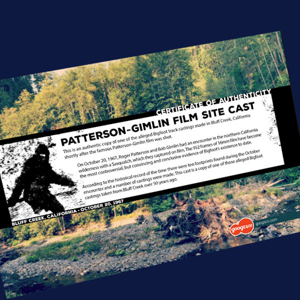 SASQUATCH / BIGFOOT CAST: Finding Bigfoot Patterson / Gimlin Bluff ...