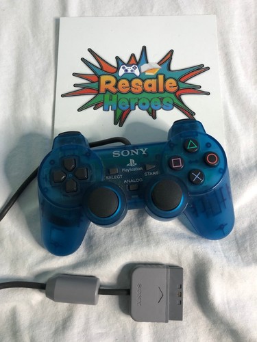PS1 Clear Blue Wired Controller for Sony Playstation 1 - SCPH-1200 | eBay
