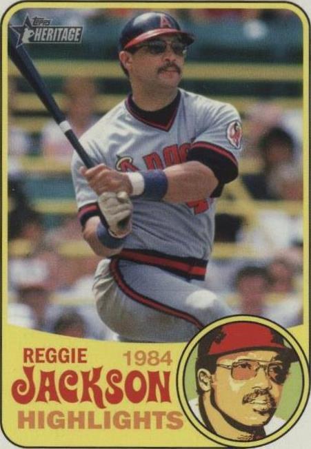 2018 Topps Heritage High Number - Reggie Jackson Highlights Reggie ...