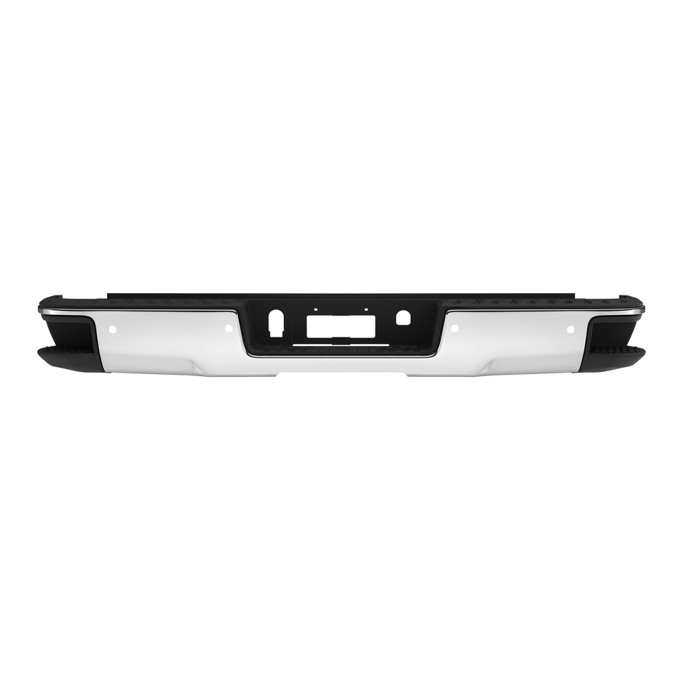 1X Chrome Rear Bumper Fit 14-18 Chevy Silverado GMC Sierra 1500 w ...