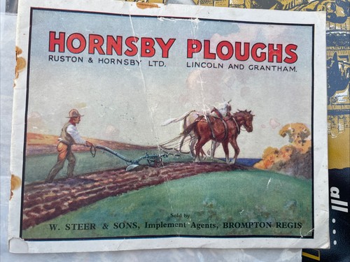 Early 20th Ruston & Hornsby Ltd Of Grantham Ploughs 30 Page Brochure ...