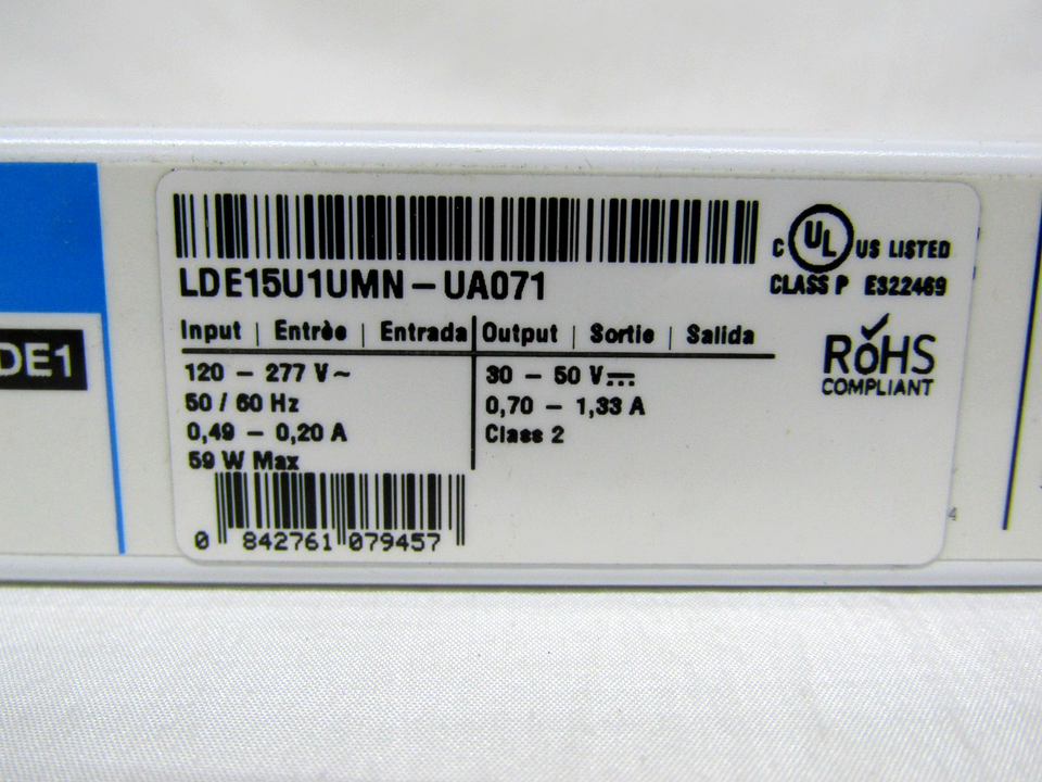 Lutron Hi-lume 1% LED Driver Soft-On Fade-to-Black LDE15U1UMN-UA071 ...