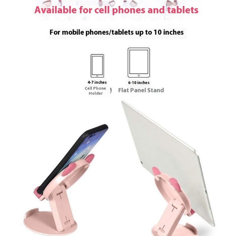 Foldable Cartoon Phone Stand For Travel School Work Tablet Use Desktop ...