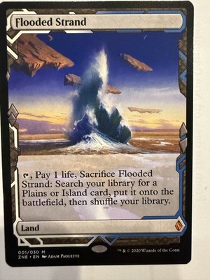 MTG: Flooded Strand Card Regular Zendikar Rising- NM | eBay