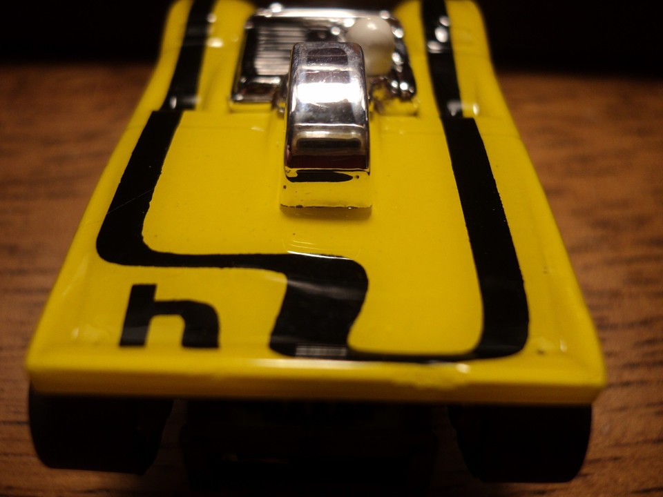 Vintage 1970's Aurora AFX Super II Yellow #4 HO Scale Slot Car With ...