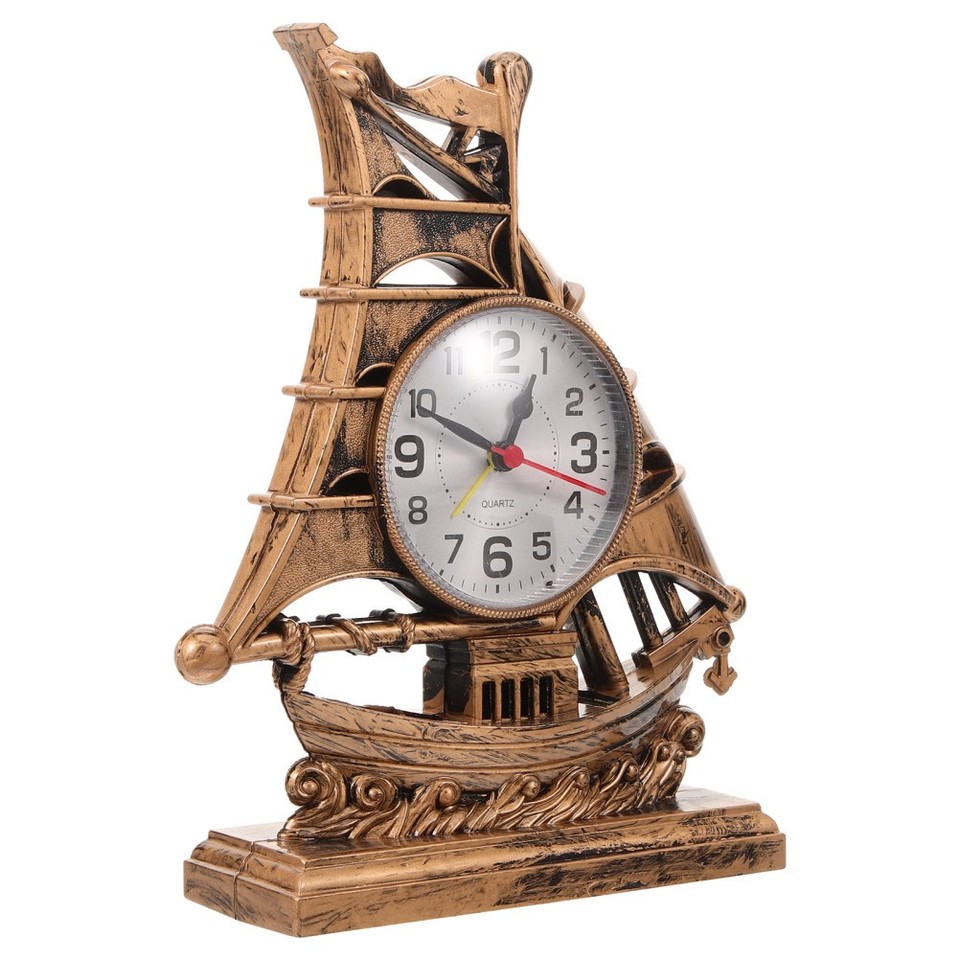 Sailboat Sculpture Alarm Clock Luxury Retro Alarm Clock Novelty Retro ...