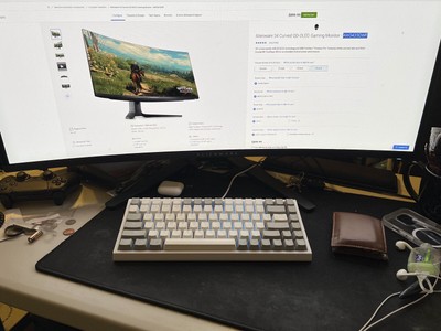 Alienware AW3423DWF 34" Monitor with Built-in Speakers (Under 1 year of ...