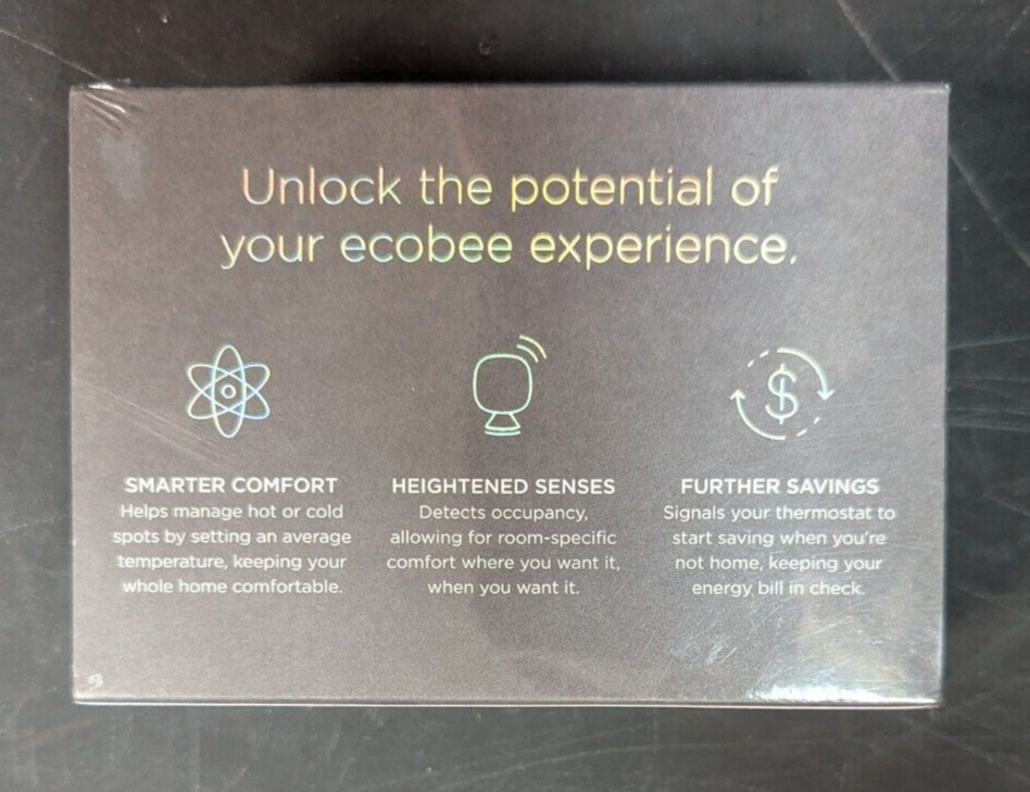 Ecobee Smart Sensor 2-Pack EB-RSHM2PK-01 White NEW SEALED 627988021119 ...