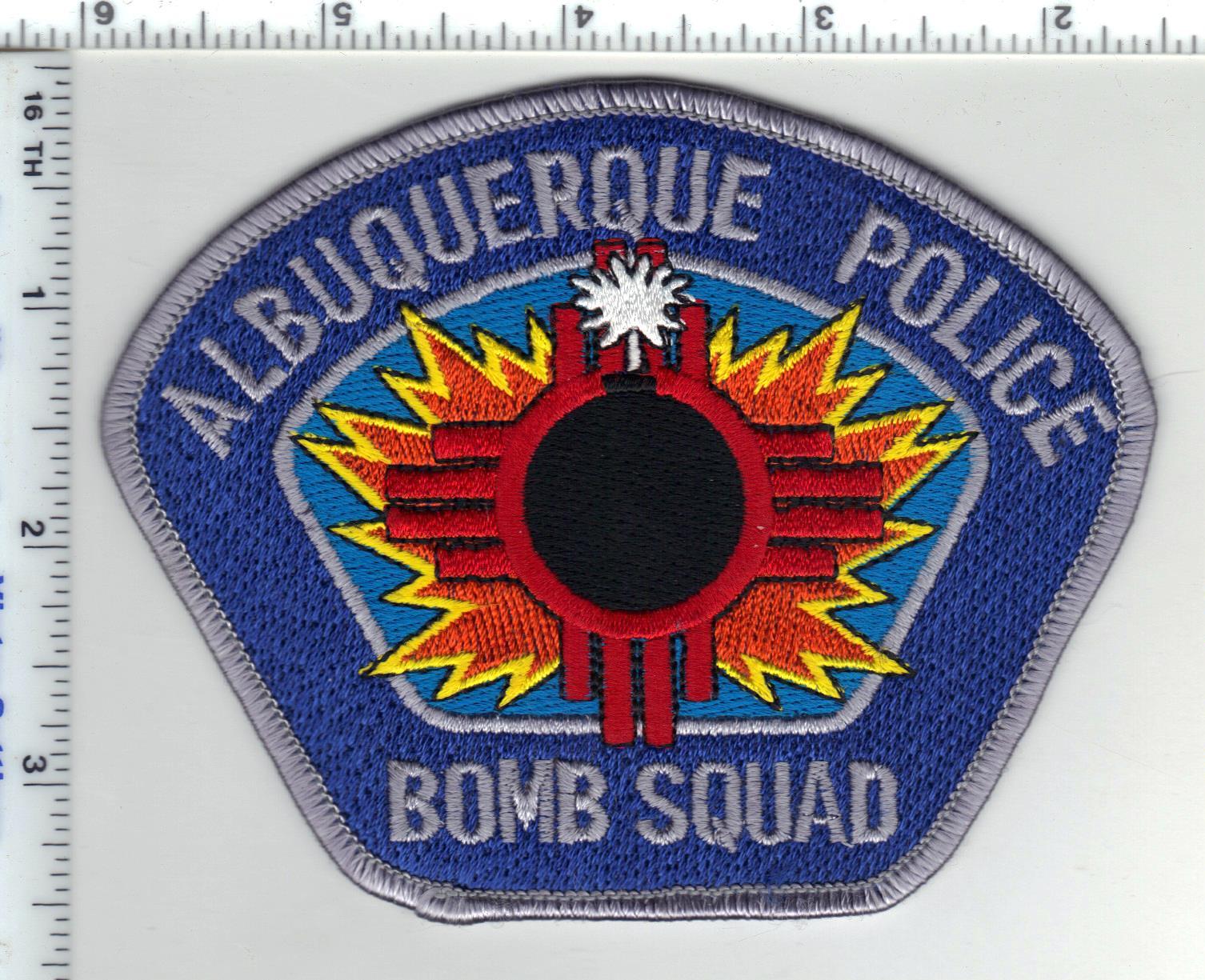 Albuquerque Police (New Mexico) Bomb Squad Shoulder Patch from the 1980 ...