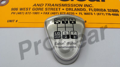 Genuine Fuller transmission shift knob medallion 8LL Reverse "H ...